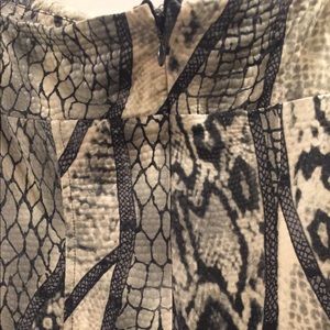 Nikibiki | Dresses | Snakeskin Strapless Mini Dress | Poshmark